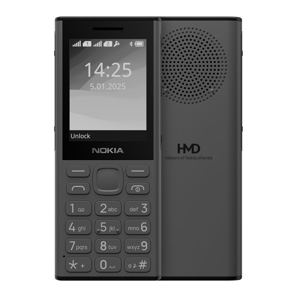 Nokia 130 Music TA-1704 DS, Dual SIM, Grey, 2.4" Screen, 2500mAh ...