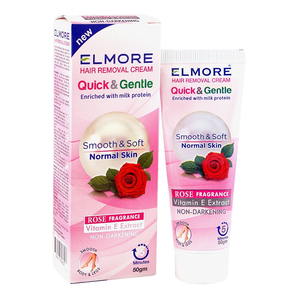 Elmore Quick & Gentle Soft & Smooth Rose Fragrance Normal Skin Hair ...