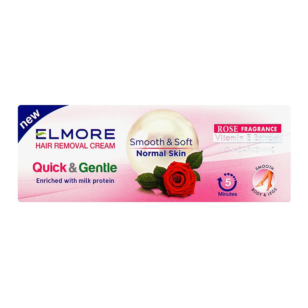 Elmore Quick & Gentle Soft & Smooth Rose Fragrance Normal Skin Hair ...