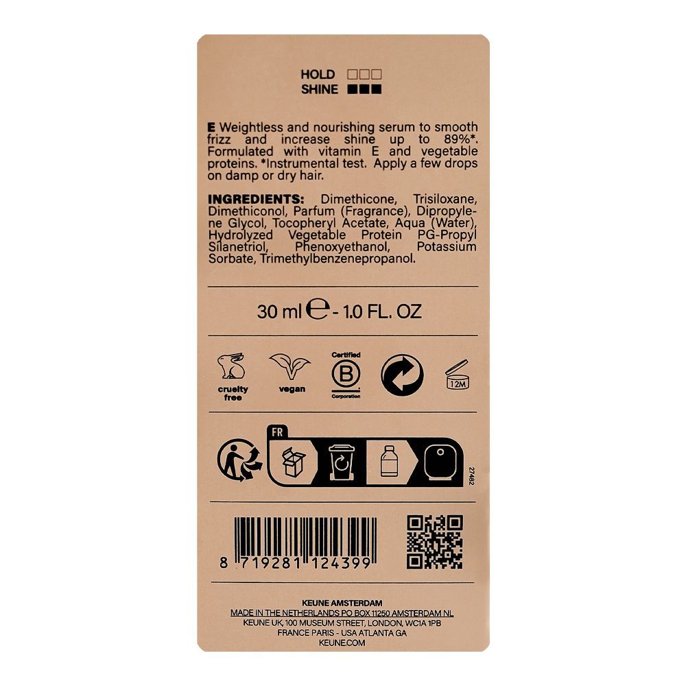 Keune Smooth Operator Hyper Smoothing Serum, 30ml