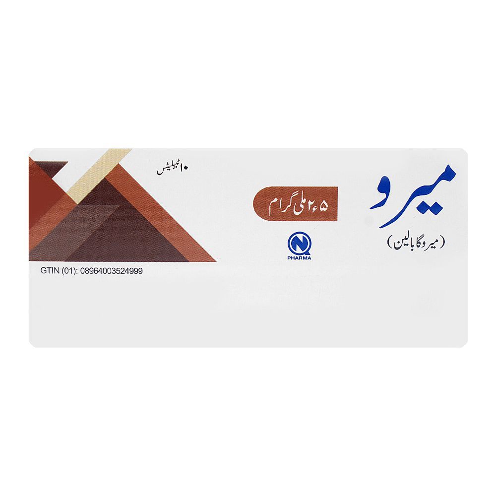 N Pharma Miro Tablet, 2.5mg, Box