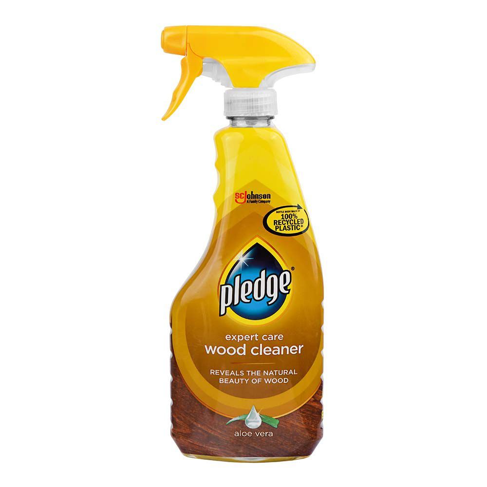 Pledge Aloe Vera Wood Cleaner Trigger Spray, 500ml