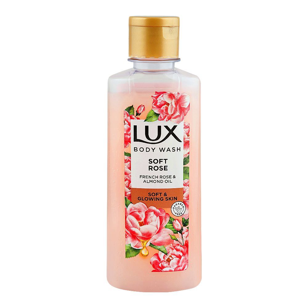Lux Soft Rose French Rose & Almond Oil Body Wash, 250ml