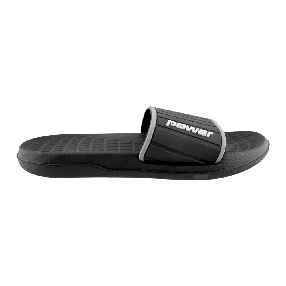 Bata Men's Rubber Slide Slippers, Black, 6729353