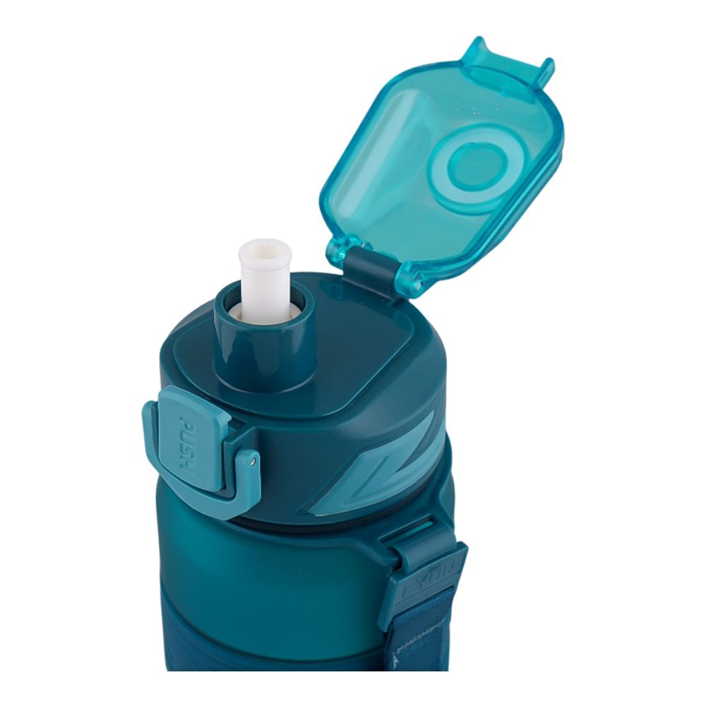 AJF Eyun Sports Water Bottle With Cap Lock, Green, SB-02, 1000ml