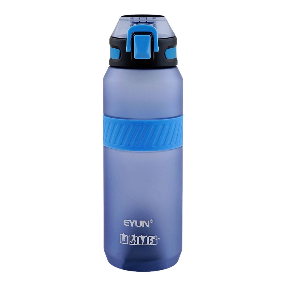 AJF Eyun Plain Water Bottle With Cap Lock, Blue, SB-05, 1000ml