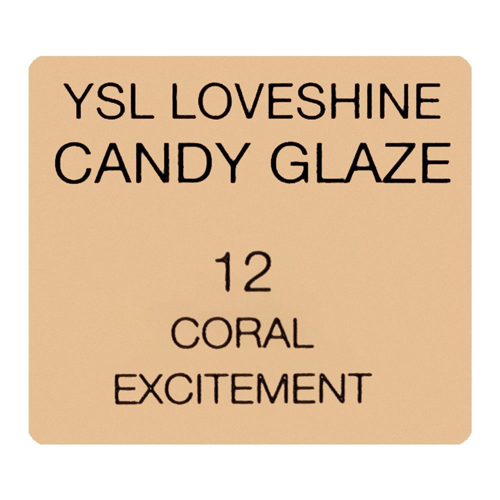 Yves Saint Laurent Love Shine Candy Glaze Glossy Shine Lip Gloss Stick ...