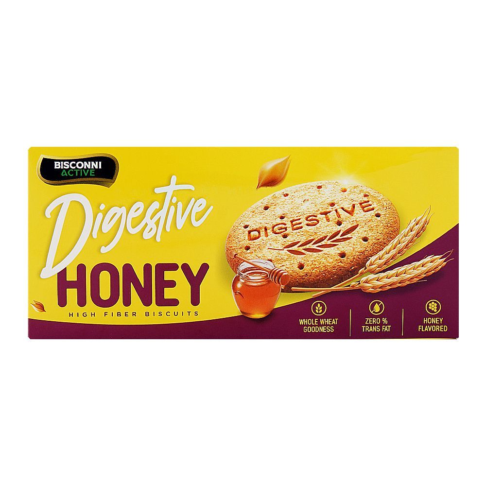Bisconni Digestive Honey High Fiber Biscuits, 270g