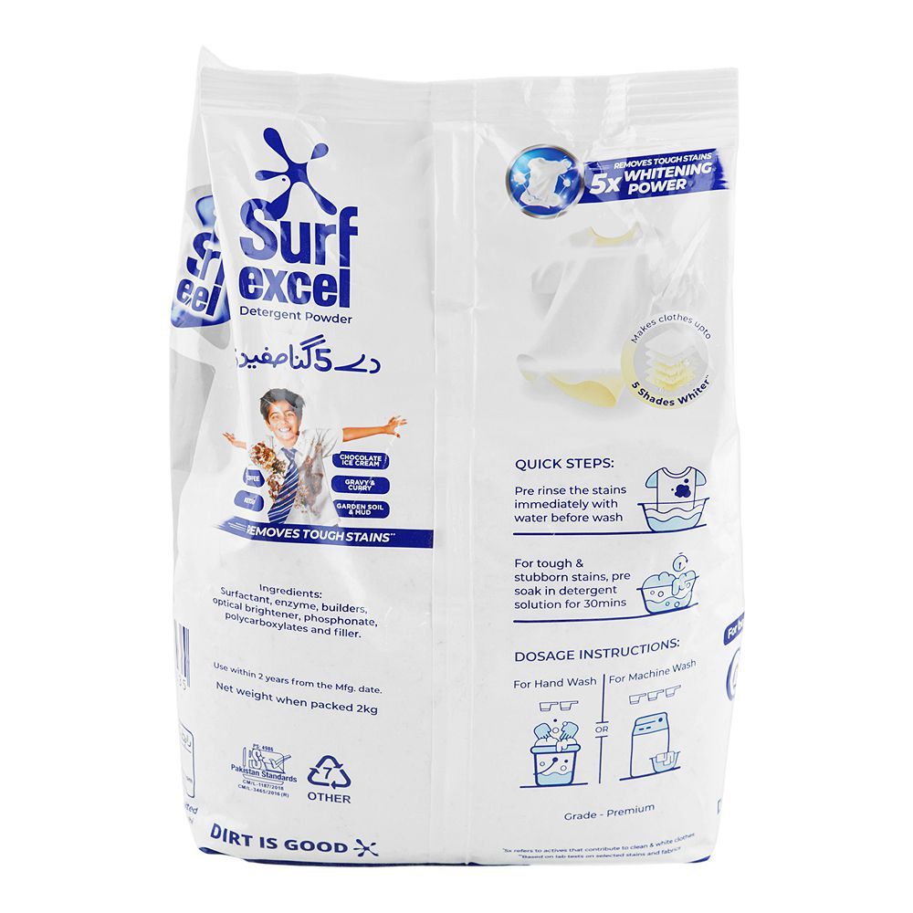 Surf Excel Expert White Powder, 2KG