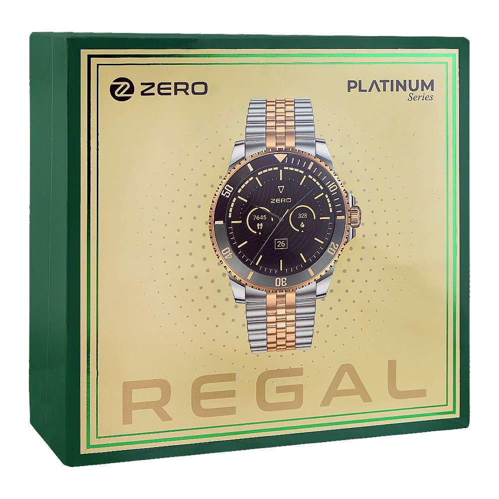 Zero 1.19 Inch Amoled HD Display Regal Platinum Series Smart Watch ...