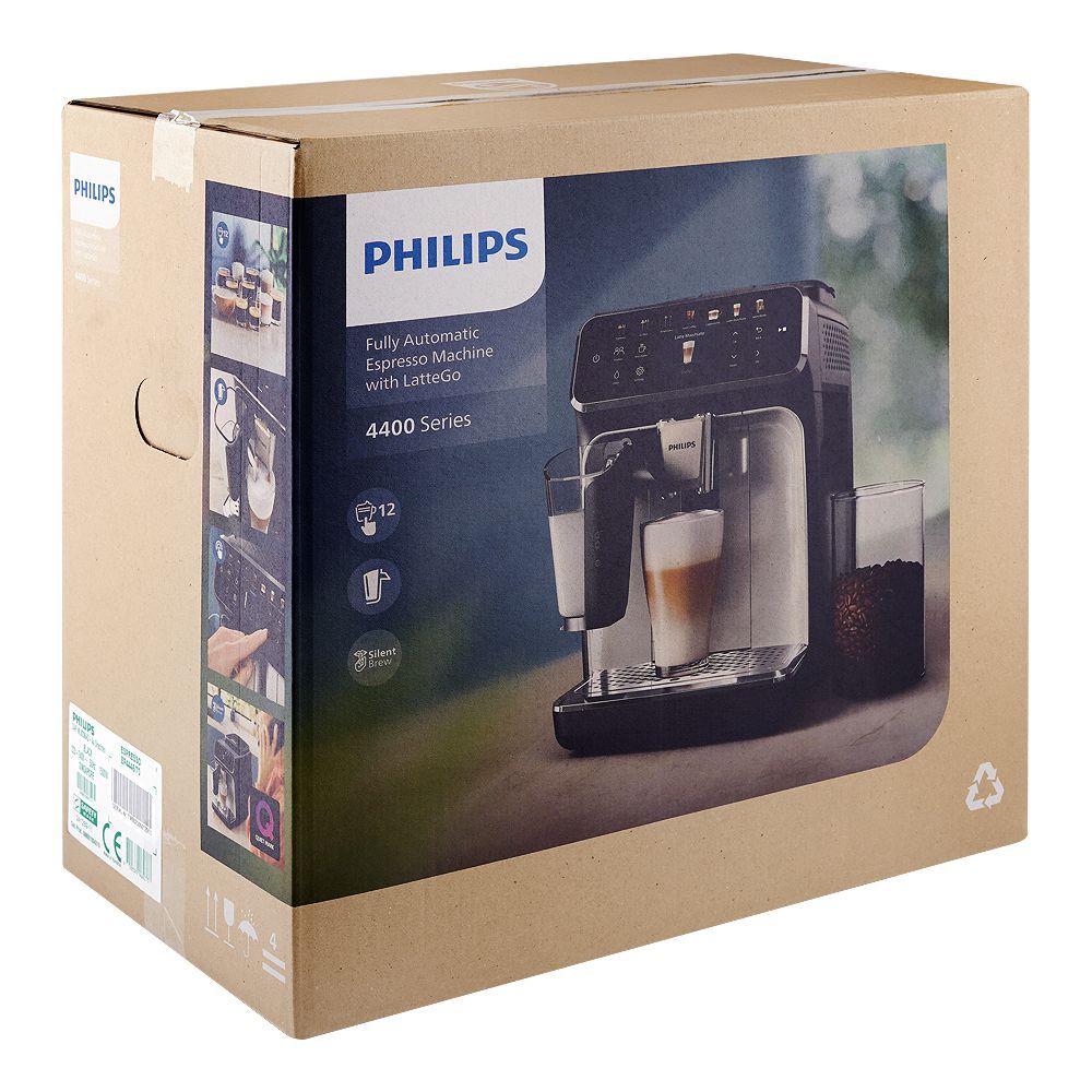 Philips 4400 Series Fully Automatic Espresso Machine, 1500W, 1.8 Liter ...