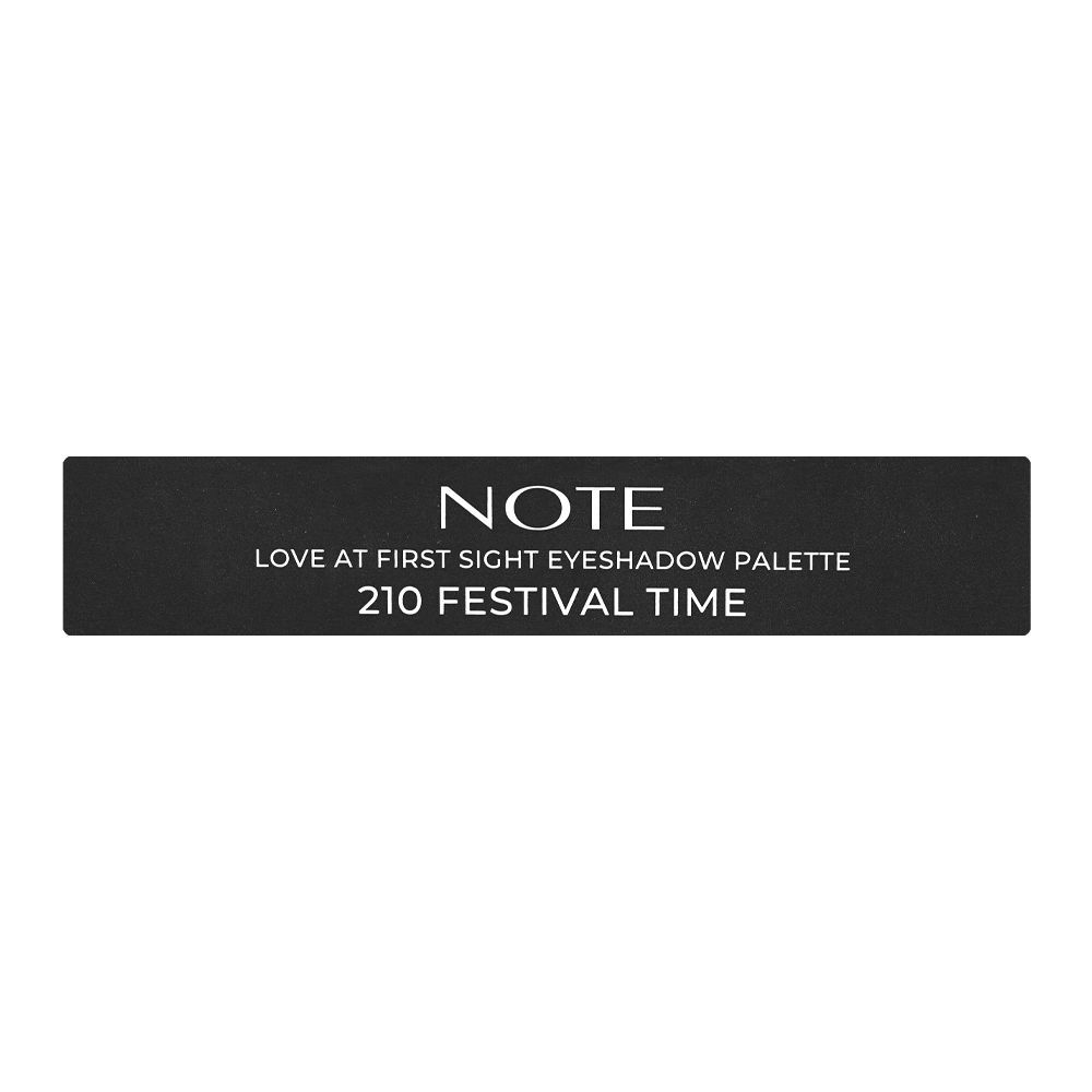 Junaid Jamshed Note Love At First Sight Eyeshadow Palette, 210 Festival ...