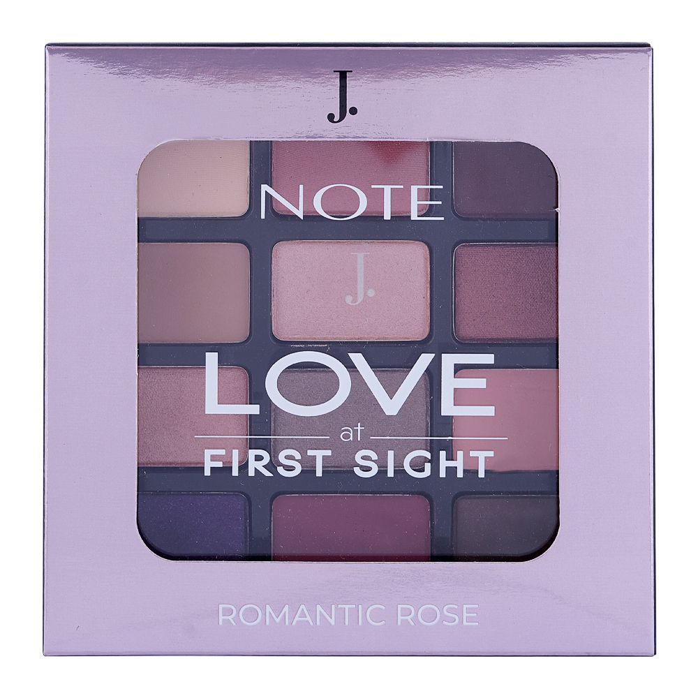 Junaid Jamshed Note Love At First Sight Eyeshadow Palette, 208 Romantic ...