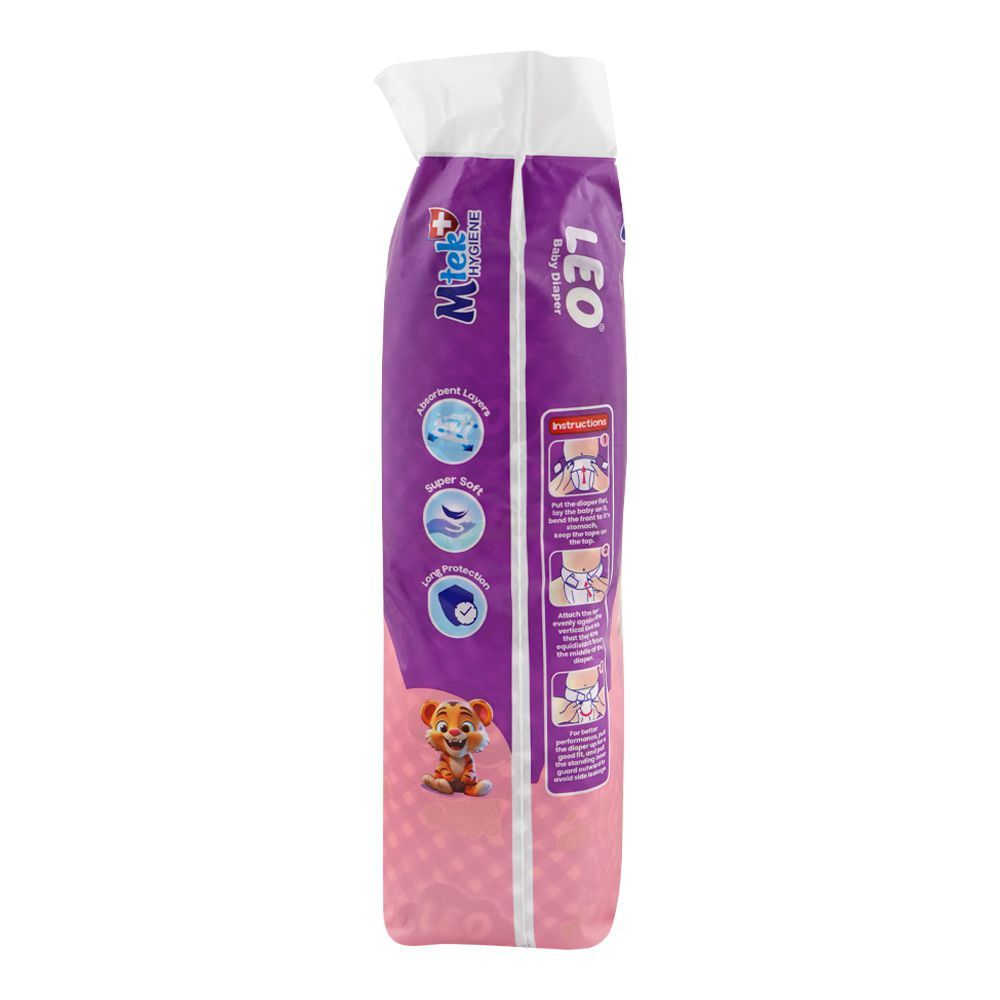 Leo Baby Diaper, Medium, 3, 4-9KG, 50-Pack