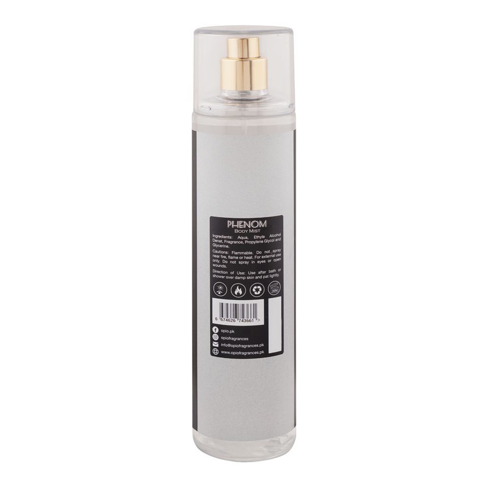 Opio Phenom Body Mist, For Men, 250ml