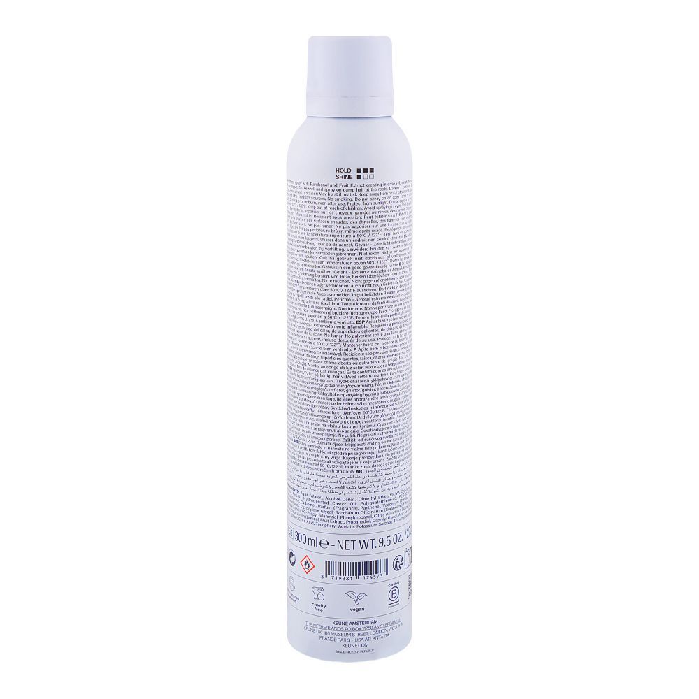 Keune High Rise Root Volumizing Hair Styling Spray, 300ml