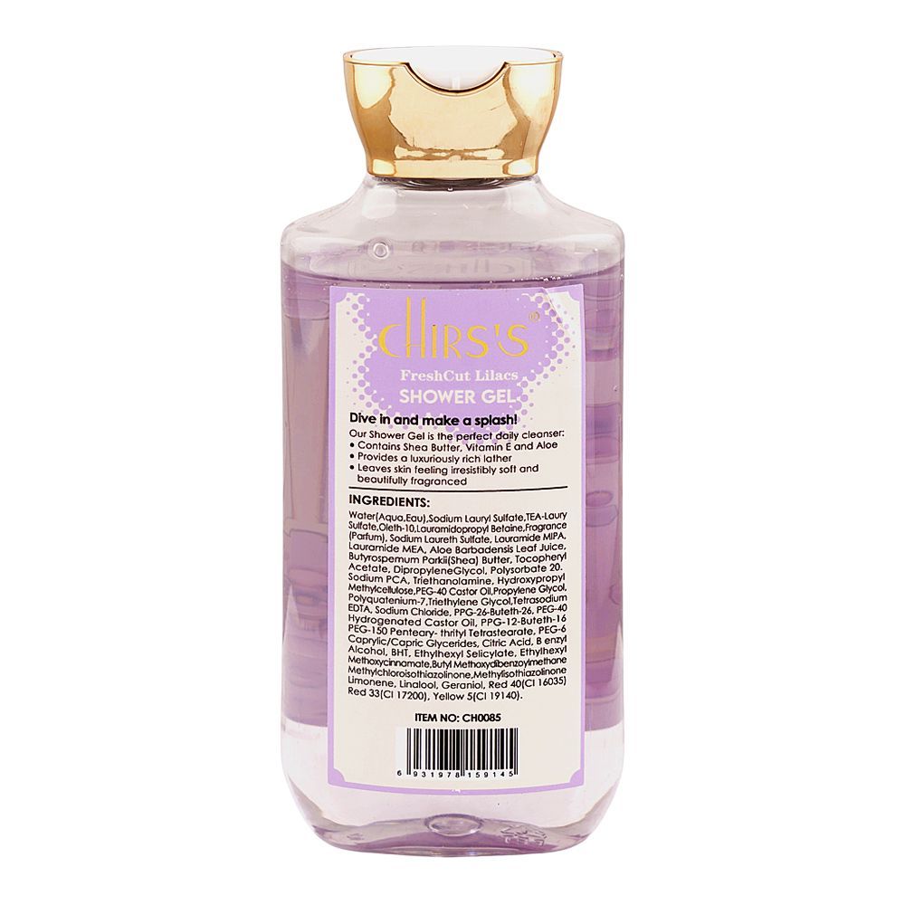 Chirs's Professional Fresh Cut Lilacs Shower Gel, For All Skin Types, 295ml
