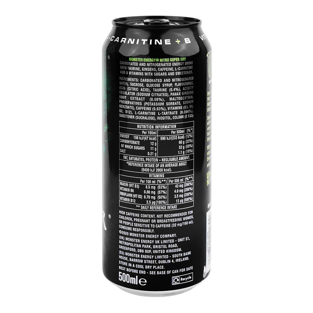 Monster Nitro Energy Drink, 500ml