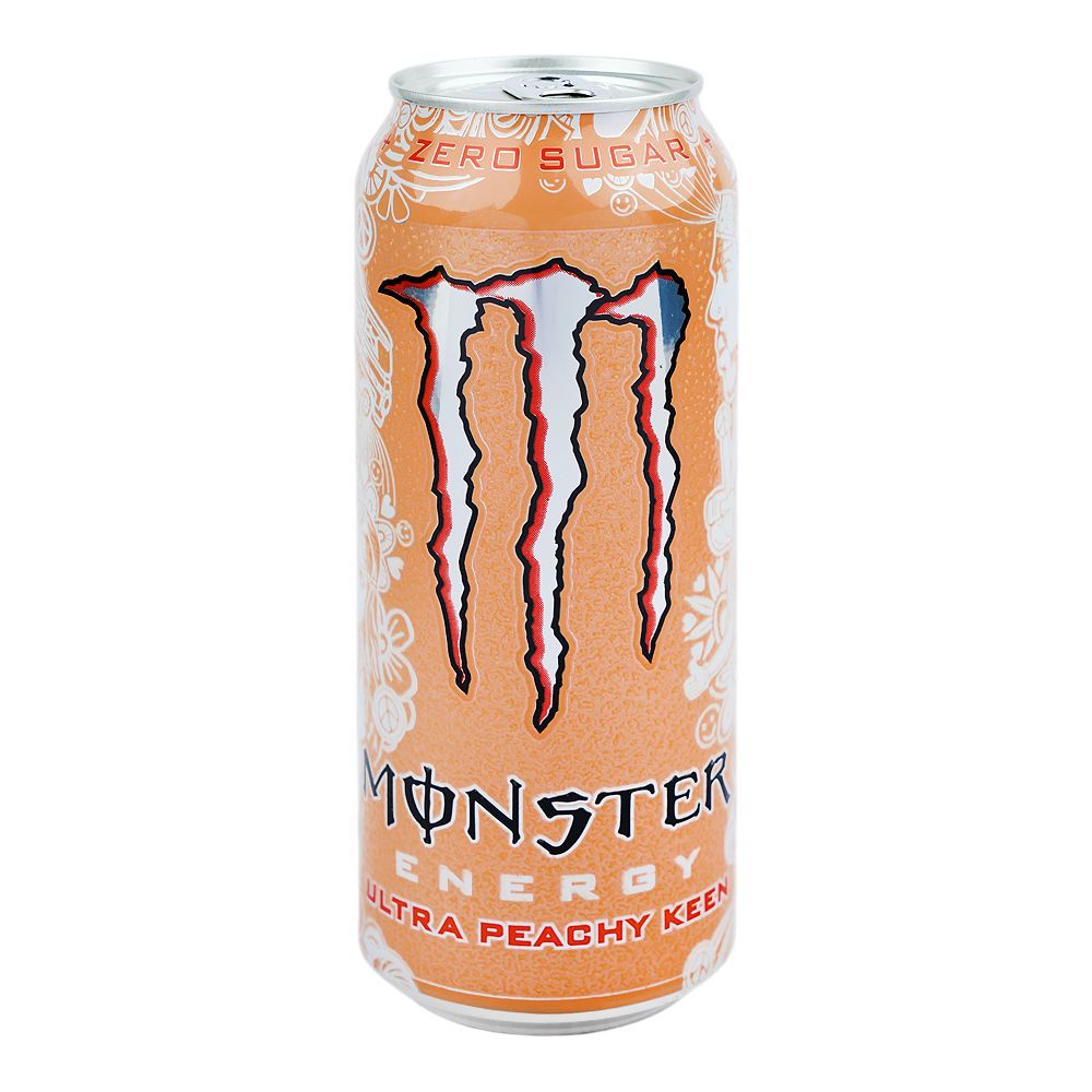 Monster Ultra Peachy Keen Zero Energy Drink, 500ml