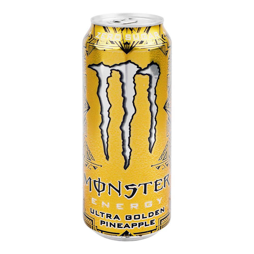 Monster Ultra Golden Pineapple Zero Energy Drink, 500ml
