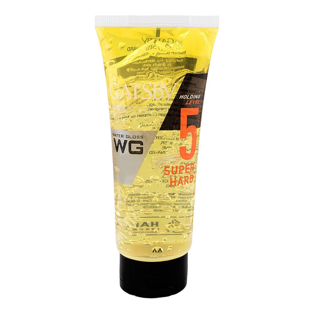 Gatsby Water Gloss Super Hard Hold Level 5 Super Hard Hair Styling Gel ...