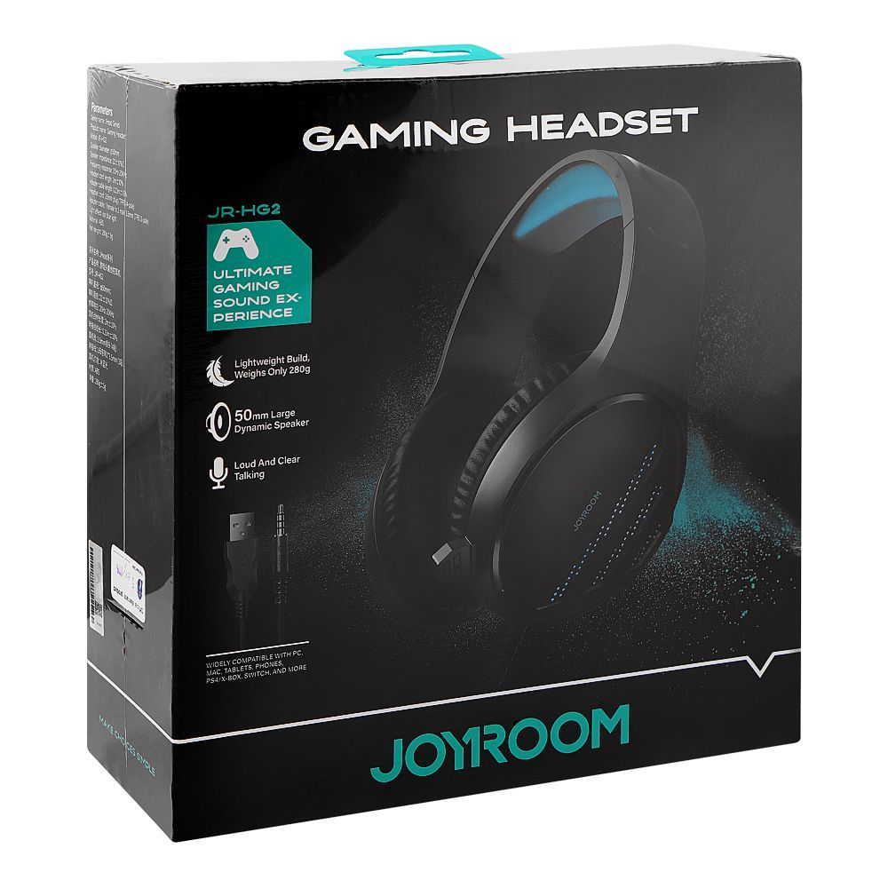 Joyroom Gaming Headset, Black, JR-HG2