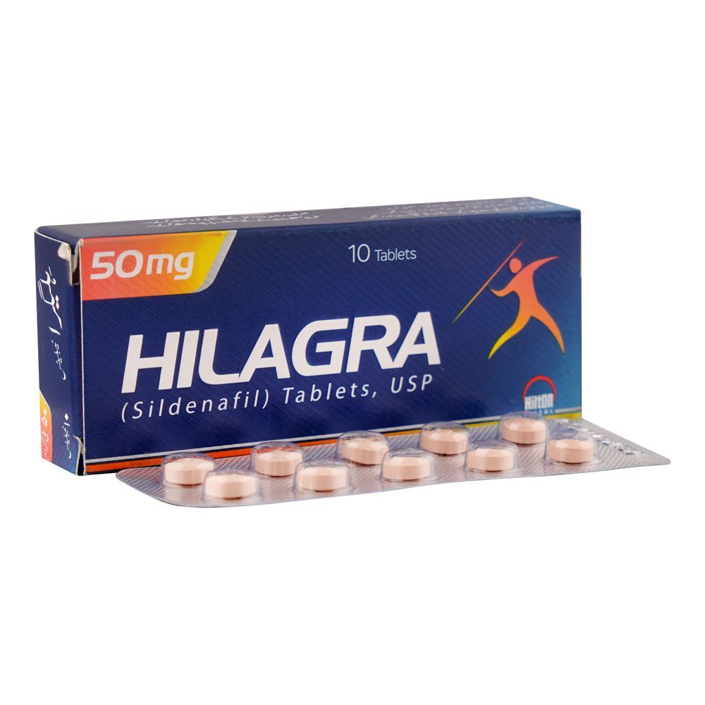 Hilton Pharma Hilagra 50mg, 10 Tablets