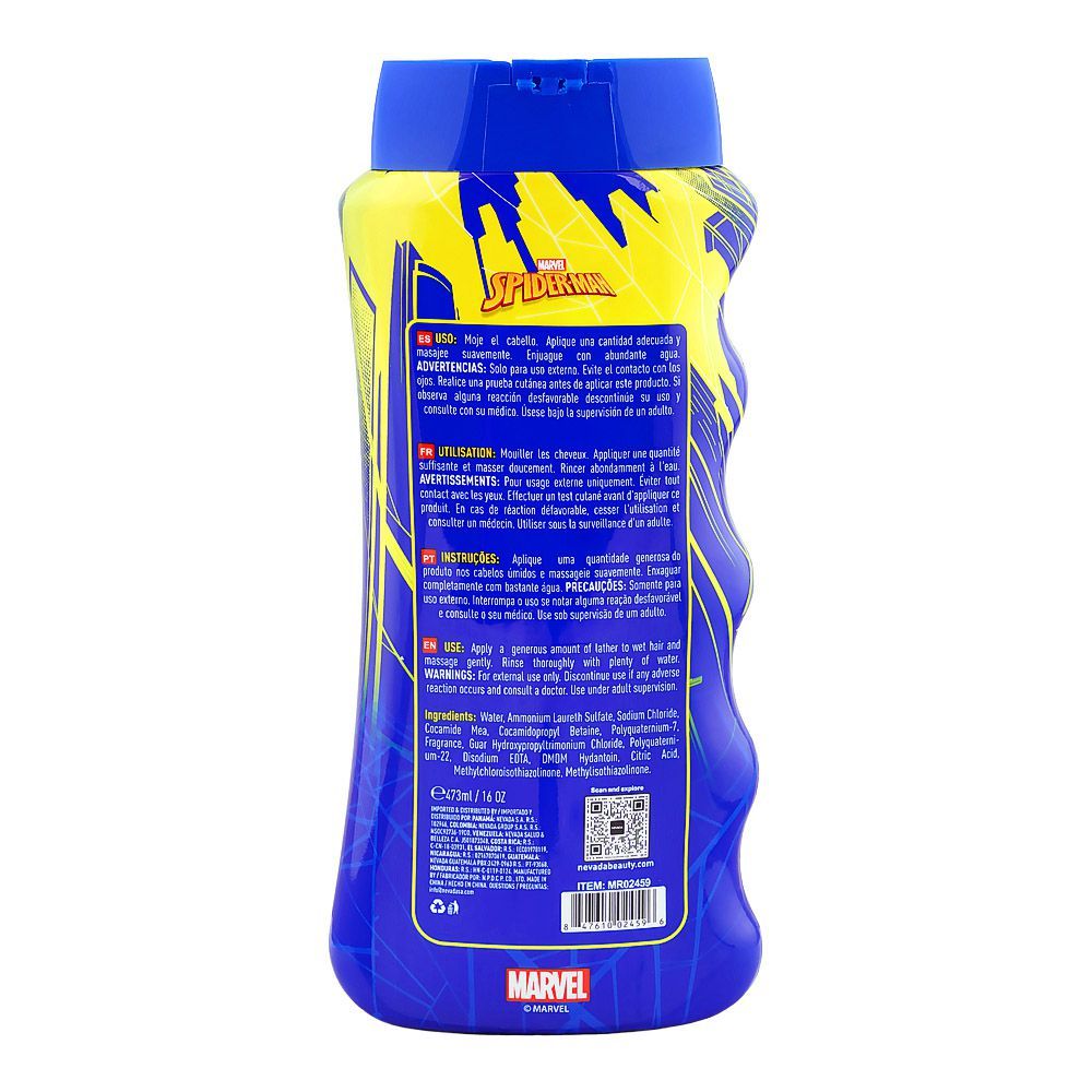 Marvel Spiderman 2-In-1 Shampoo & Conditioner, For Kids, 473ml