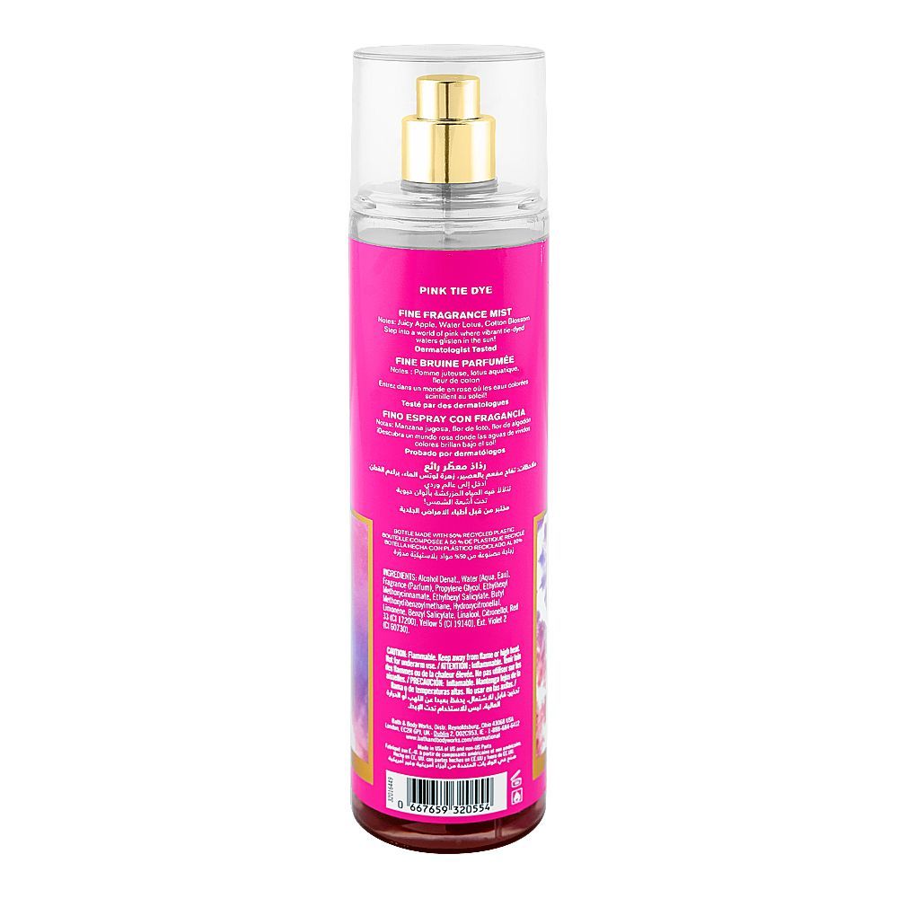 Bath & Body Works Pink The Dye Fine Fragrance Mist, For Men & Women, 236ml