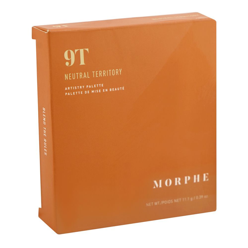 Morphe Artistry Brown Eyeshadow Palette, 9T Neutral Territory, 11.1g, 9 ...
