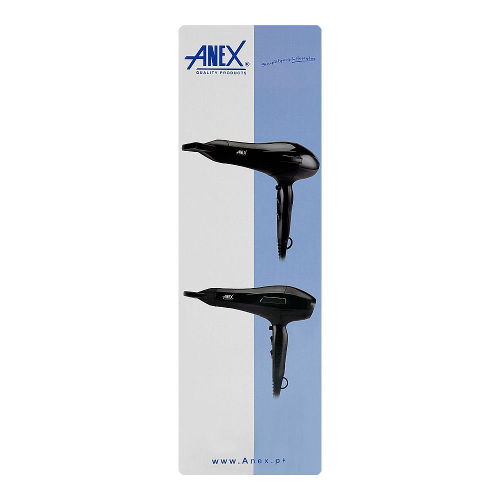 Anex Deluxe Hair Dryer, 2600W, 220-240V, AG-7029