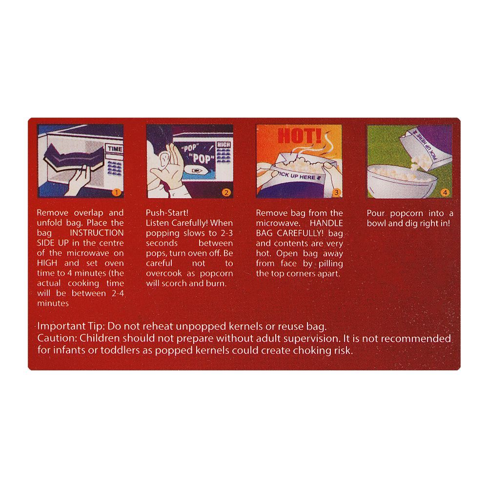 Magic Pops Microwave Natural Pop Corn,3-Pack