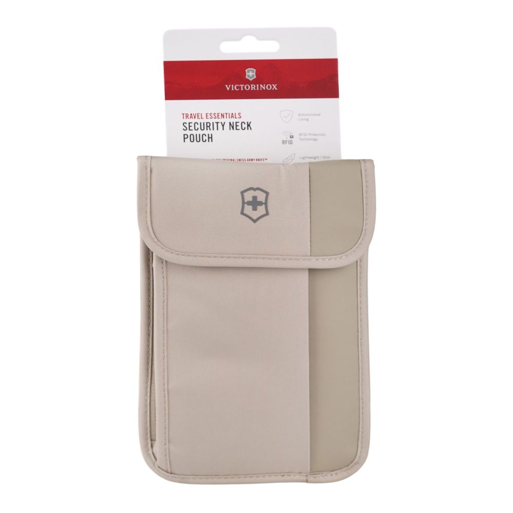 Victorinox Travel Essentials Security Neck Pouch Sand, Beige, 653379