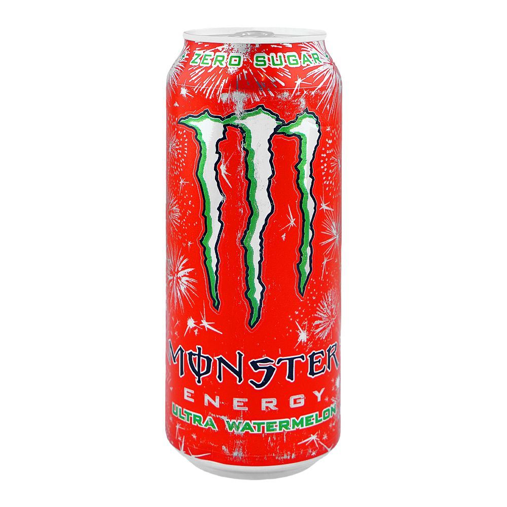 Monster Ultra Water Melon Zero Sugar Energy Drink, 500ml