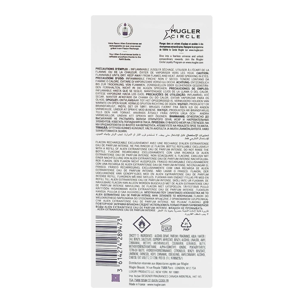 Thierry Mugler Alien Extra Intense, Eau De Parfum, For Women, 90ml