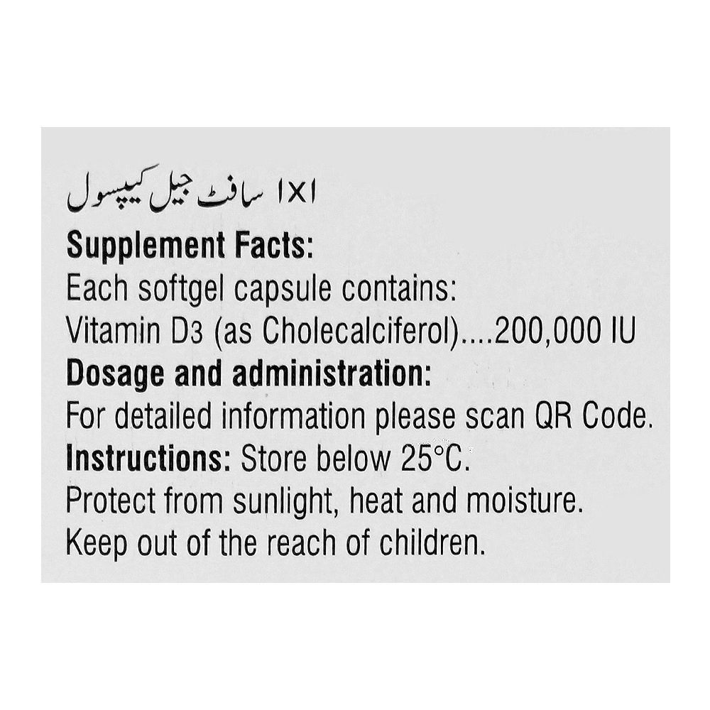 Genix Pharma D4U 200,000Iu Softgel Capsule, 1-Pack