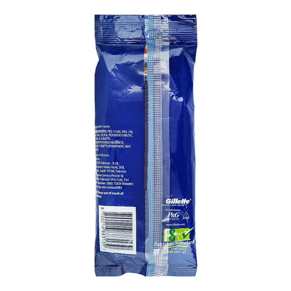 Gillette Blue 3 Plus Disposable Razors, 3-Pack