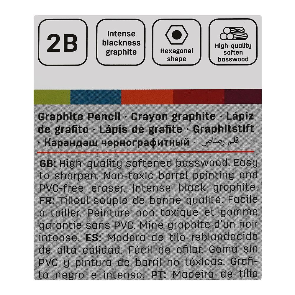 Deli 2B Graphite Pencil Assorted, E37000, 12-Pack