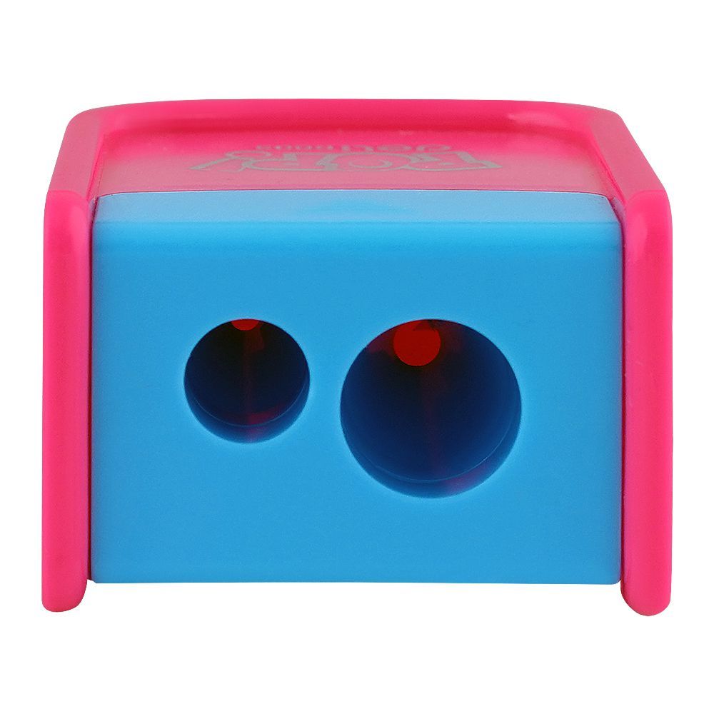 Deli 2 Hole Pencil Sharpener, Pink, ER00300