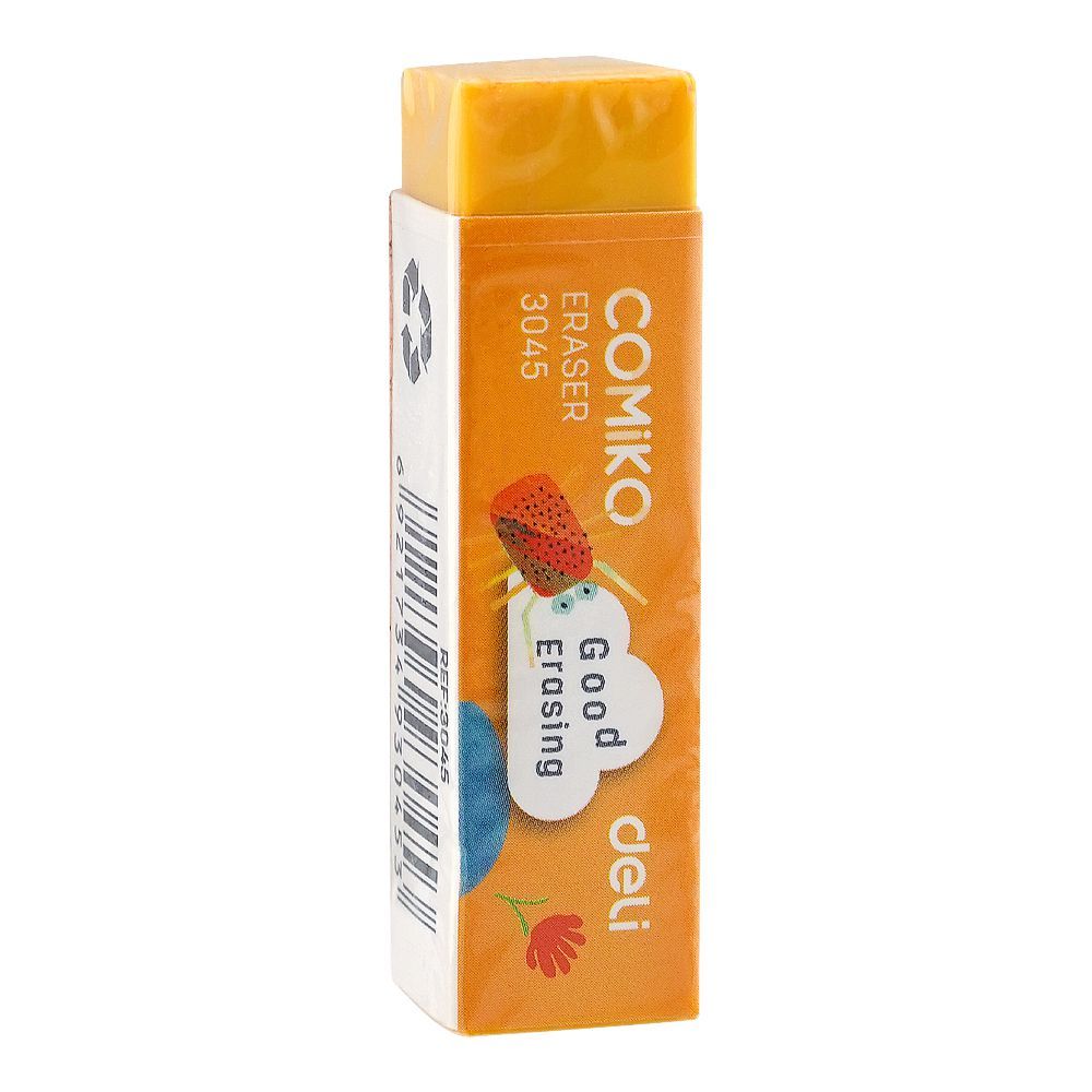 Deli Comiko Eraser, Orange, E3045