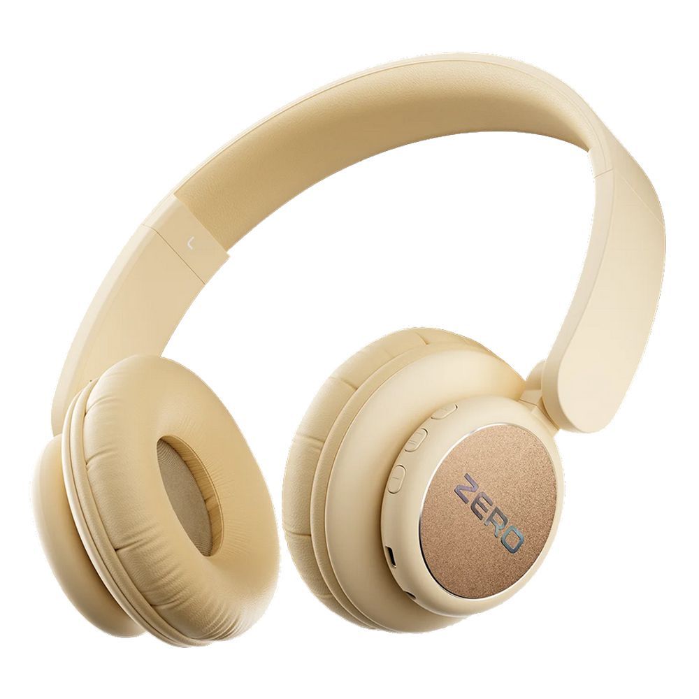 Zero Storm Wireless Headphone, 70 Hours Play Time, Beige