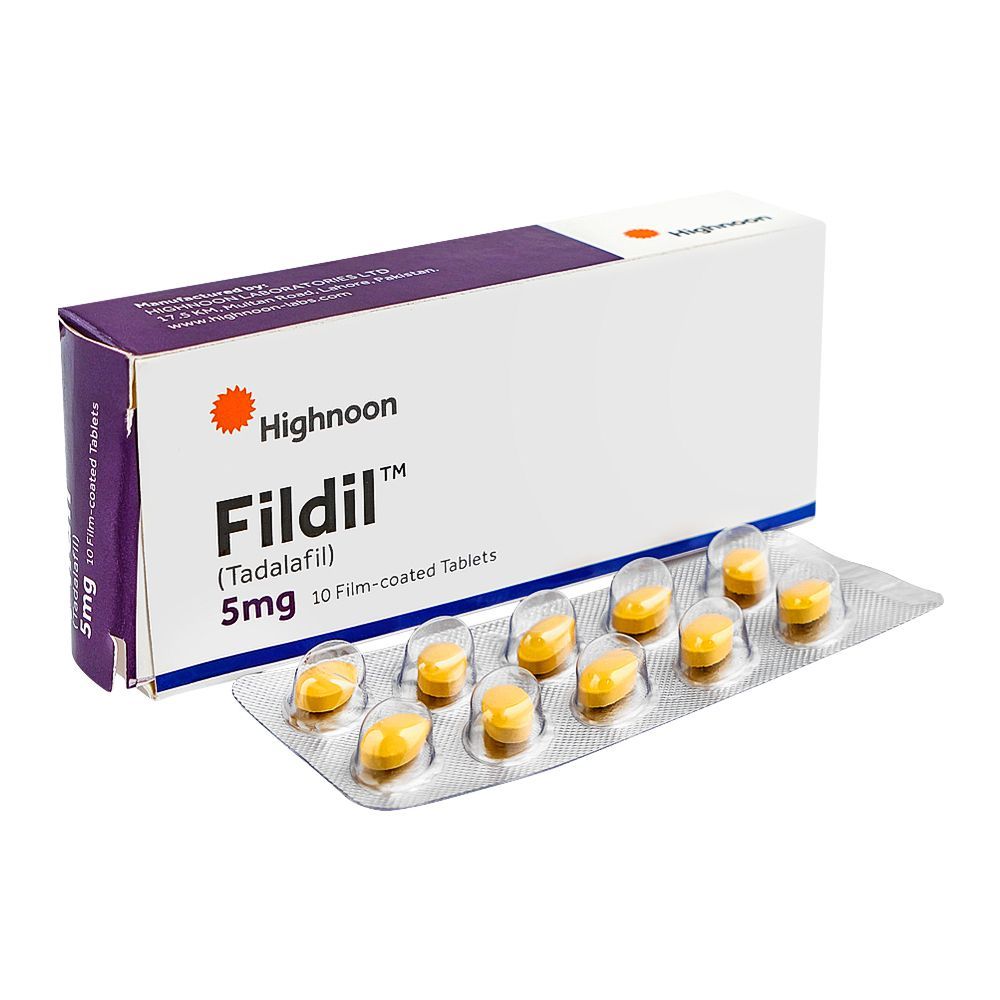 Highnoon Laboratories Fildil Tablet, 5mg, 10-Pack