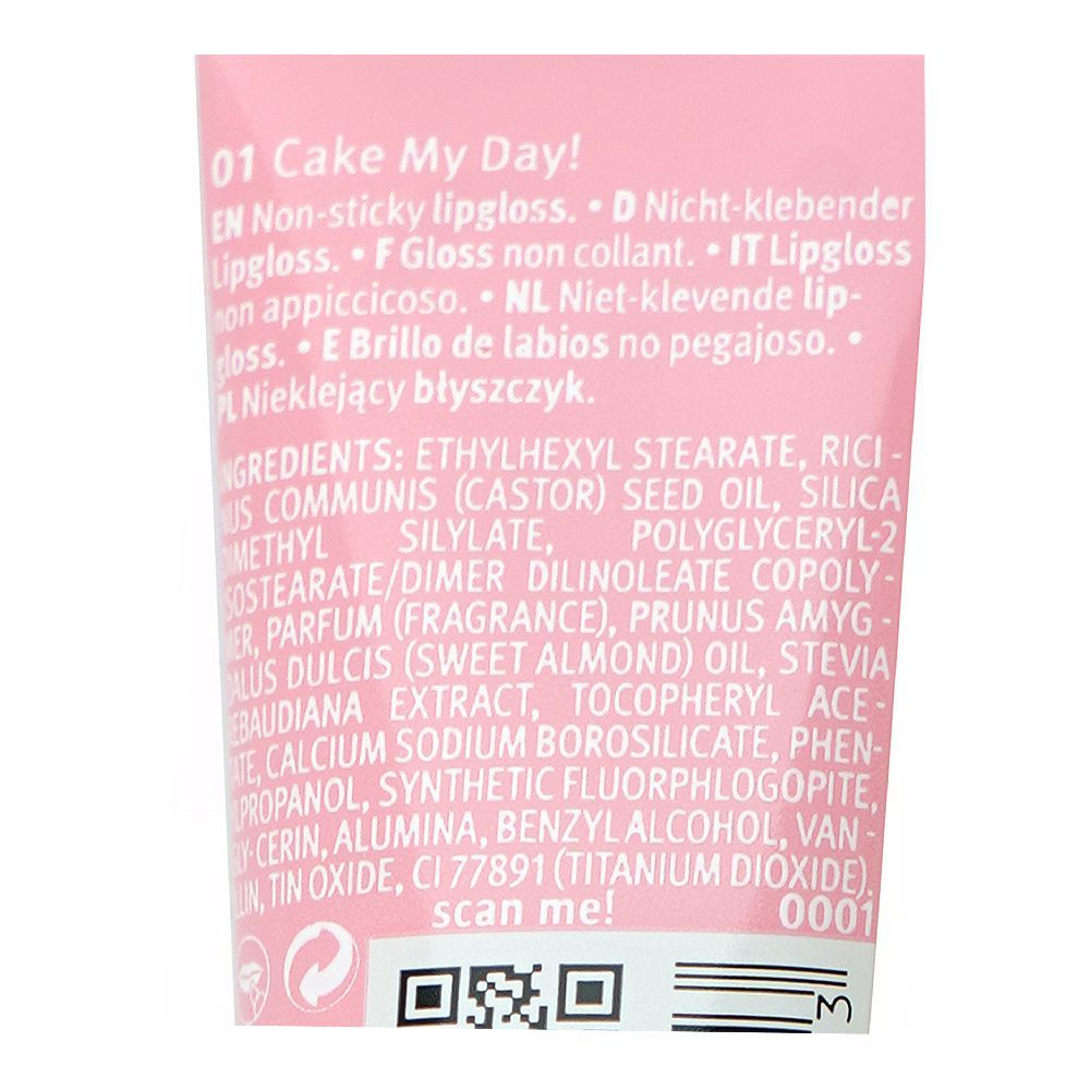 Essence Birthday Bomb Shiny Lipgloss, 01 Cake My Day!