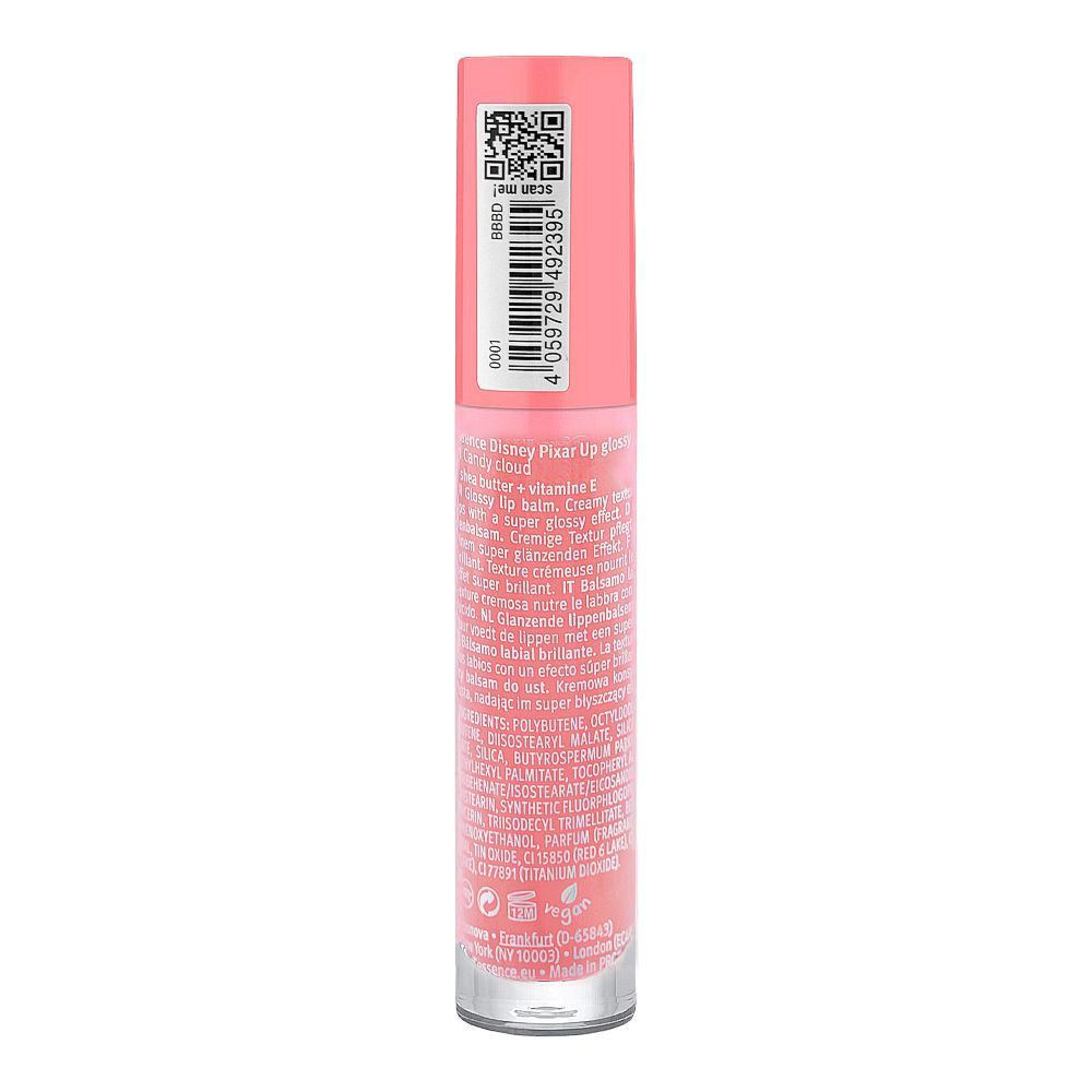 Essence Disney Pixar Up Glossy Lip Balm, 01 Candy Cloud, 4ml