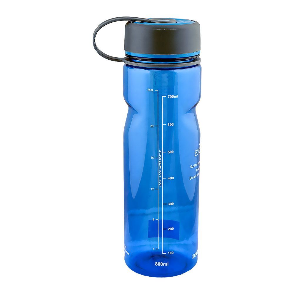 Lock & Lock Bisfree Mountain Water Bottle Tritan, BPA Free, Blue, 800ml ...