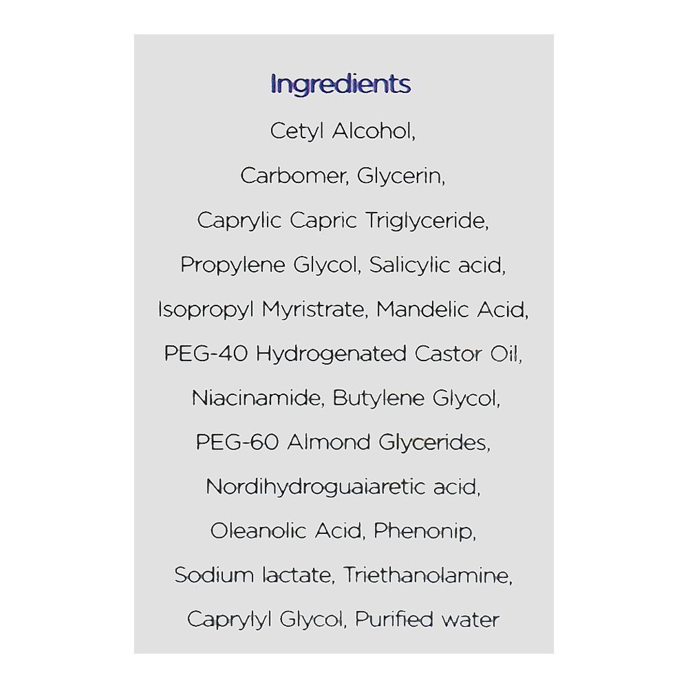 Mazton MazClarity Cream, Niacinamide, Salicylic Acid, For Acne Prone ...