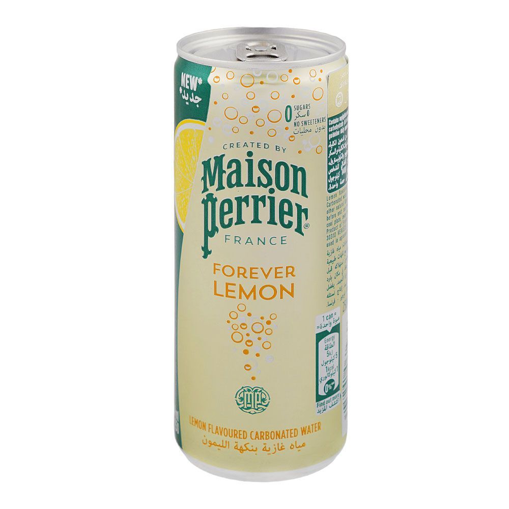 Maisan Perrier Forever Lemon Juice, Sugar Free, 250ml Can