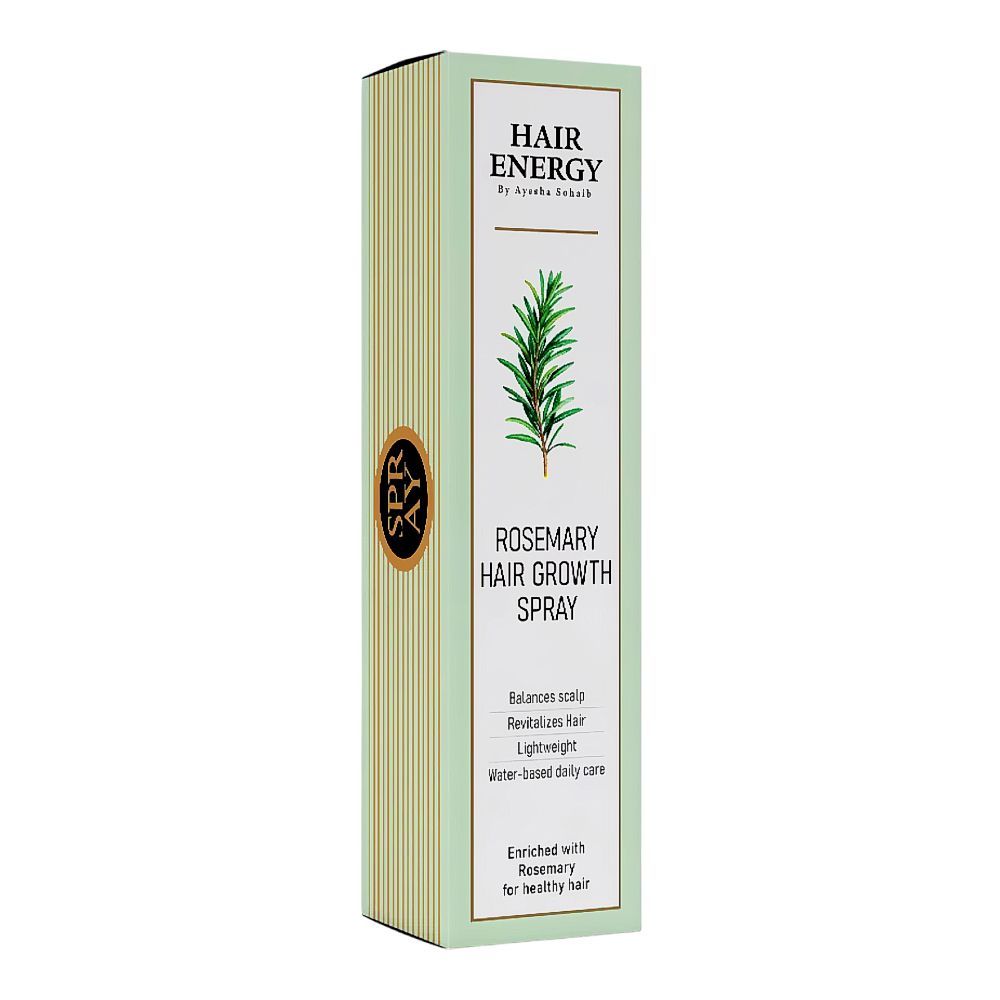 Hair Energy Rosemary Hair Growth Spray, For Healthy Hair, 120ml
