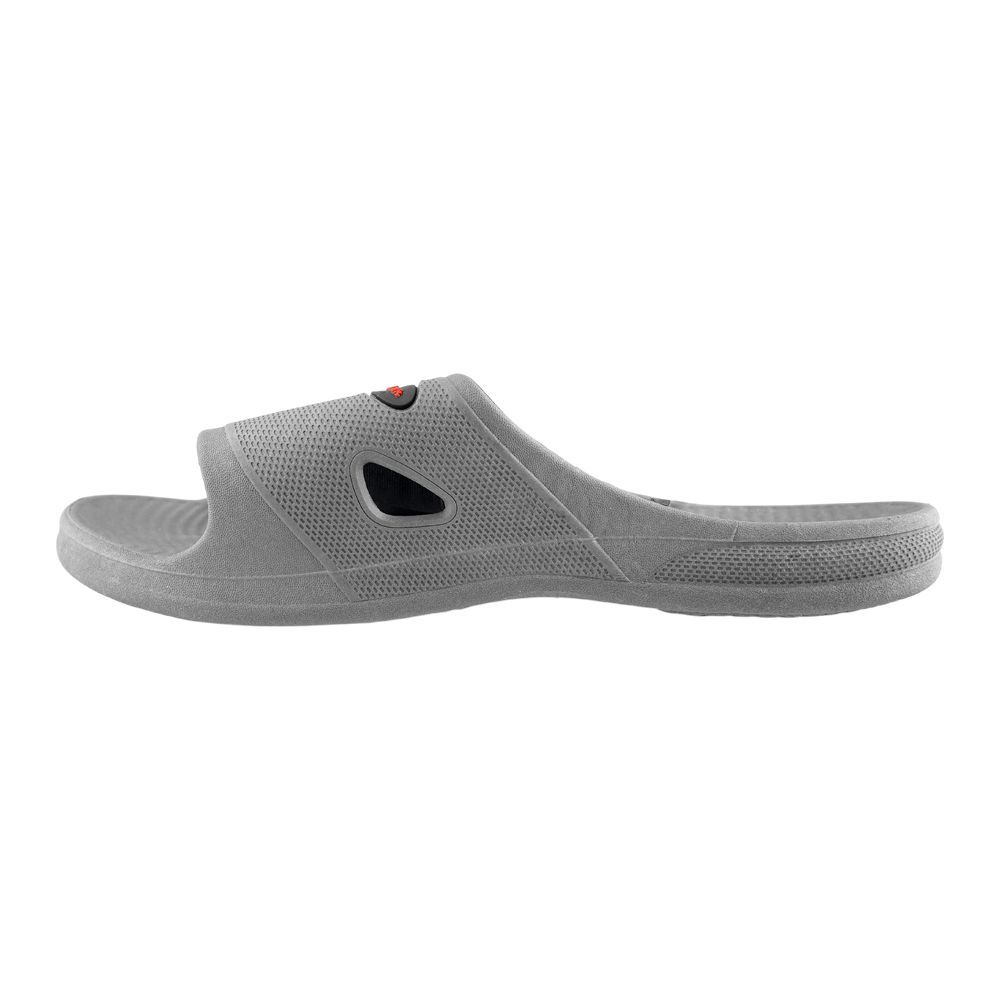 Bata Men's Rubber Slide Slippers, Gray, 8722325