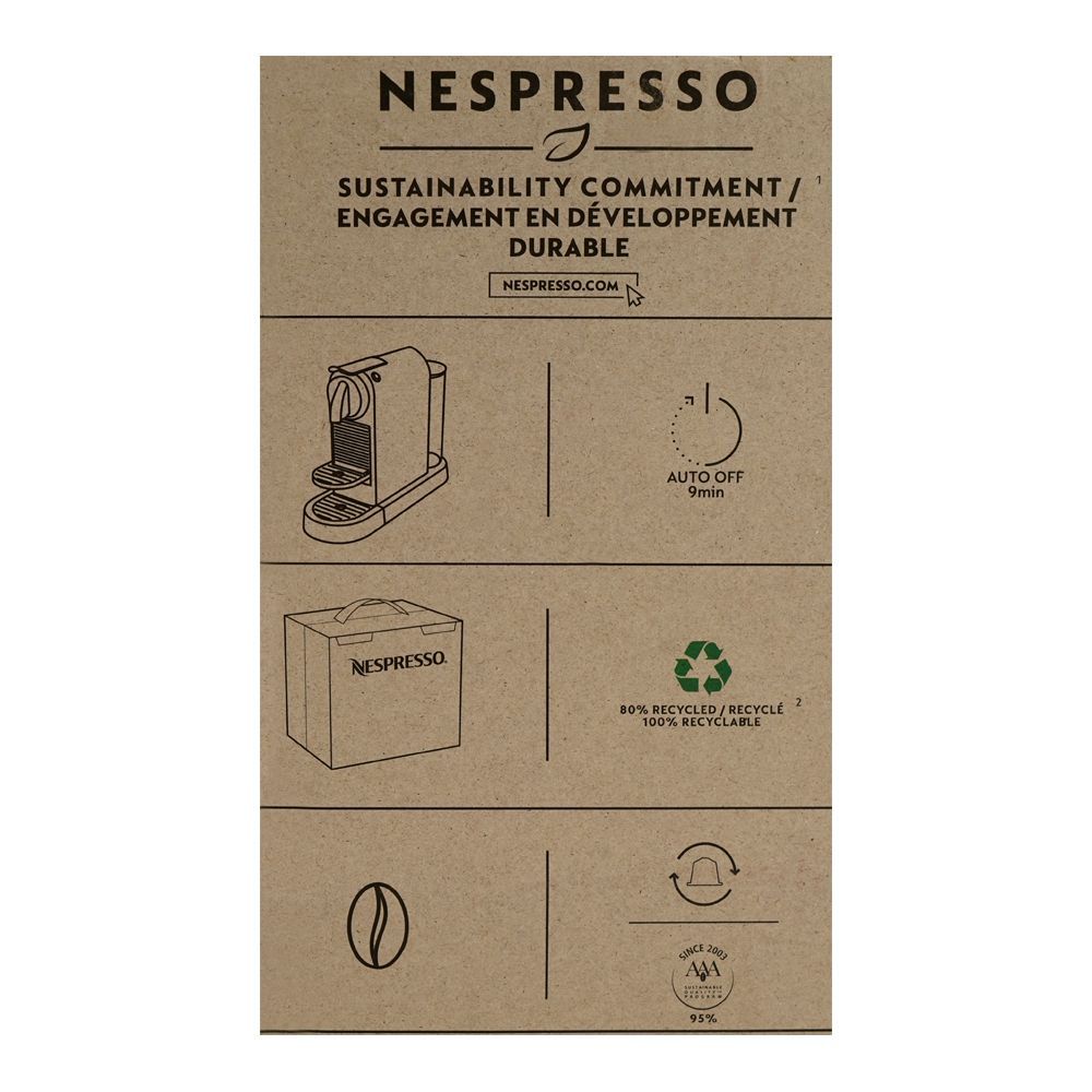 Nespresso Citiz Capsule Coffee Mechine, 1260W, 220-240V, White, D113-EU ...